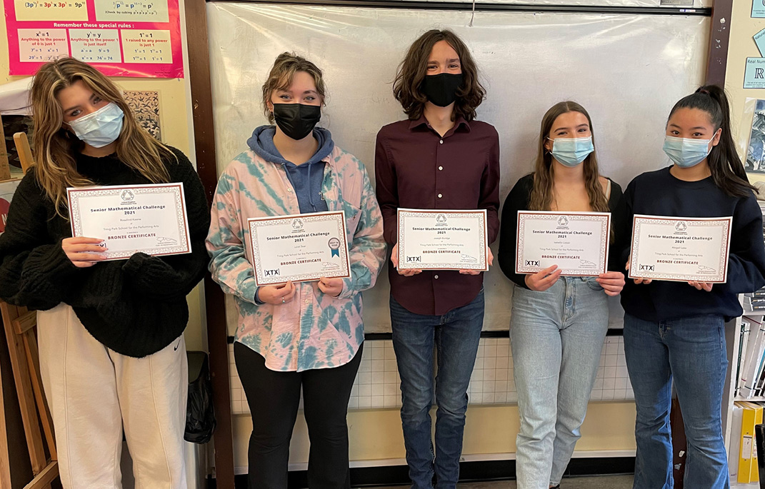 Pupils Receive Awards in the Senior Maths Challenge National ...